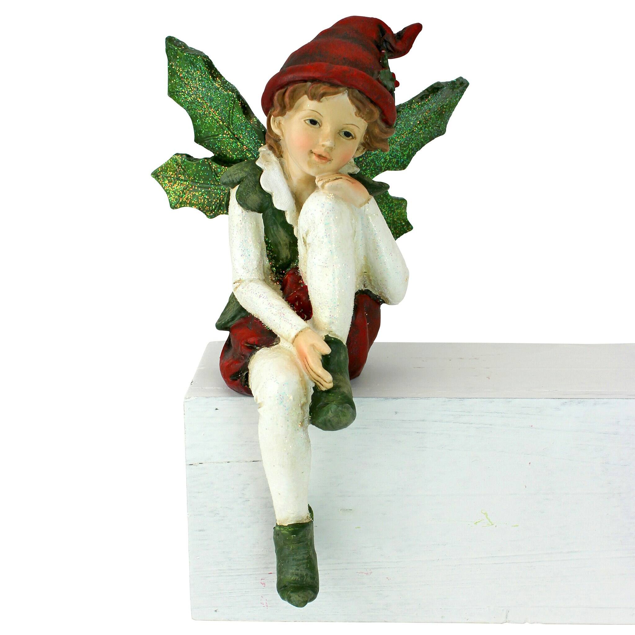 Design Toscano 8.5" Santa's Christmas Elves Shelf Sitter Emmanuel ...