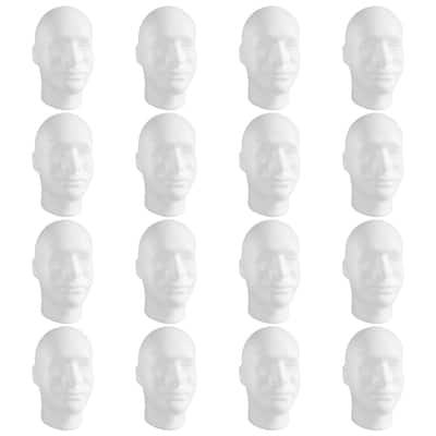 Buy in Bulk - 16 Pack: FloraCraft® SmoothFōM® Male Foam Heads | Michaels