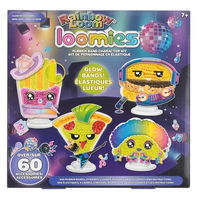 Rainbow Loom® Loomies™ Glow-in-the-Dark Rubber Band Character Kit ...