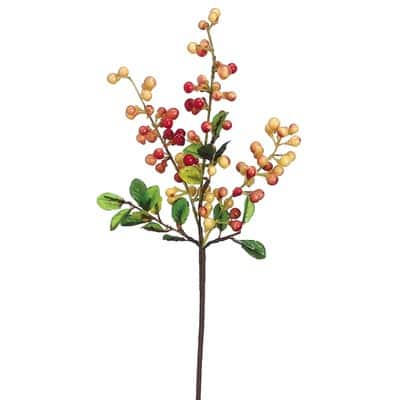 Yellow & Red Spring Berry Spray | Michaels