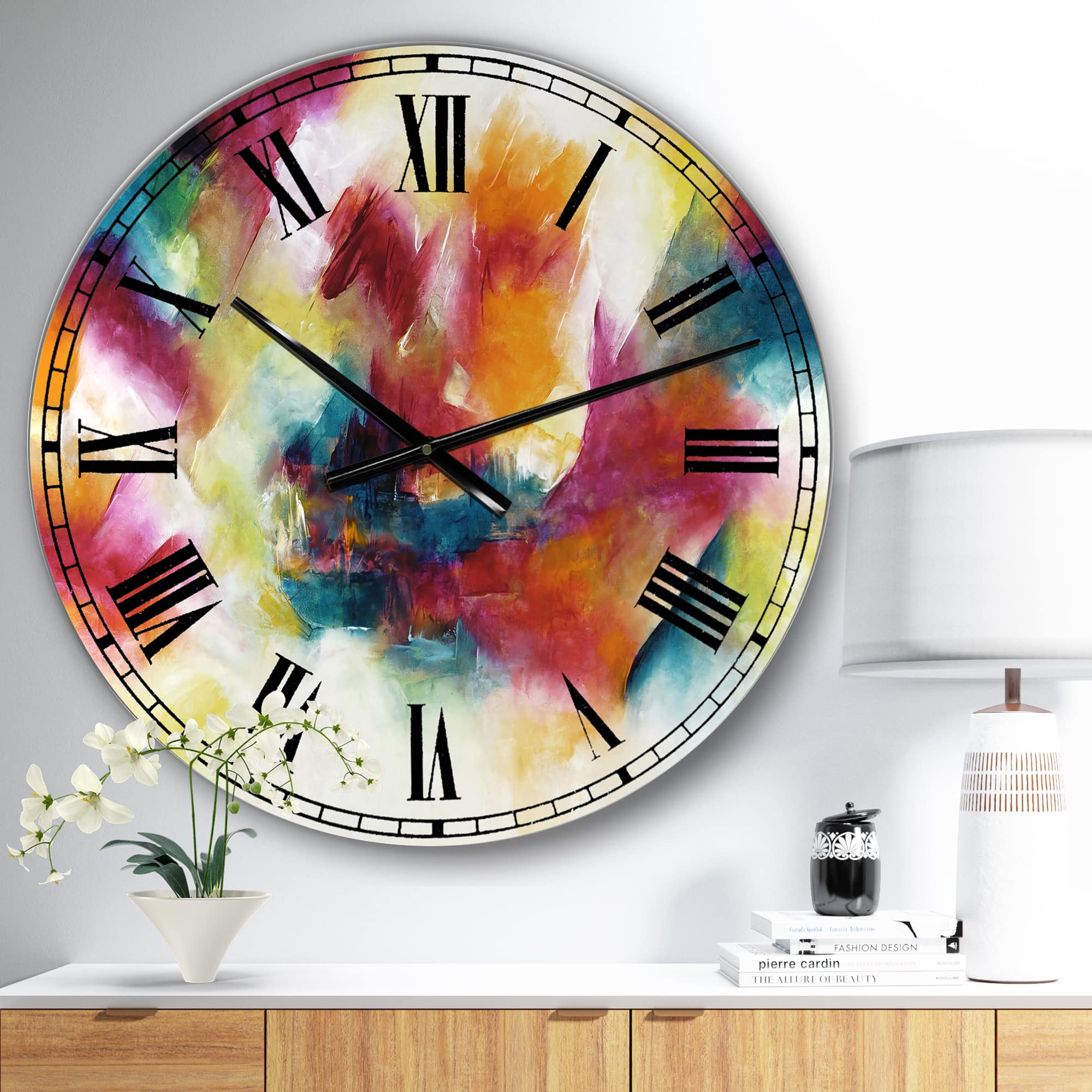 Designart Taking Center Stage Oversized Modern Wall Clock | Clocks ...