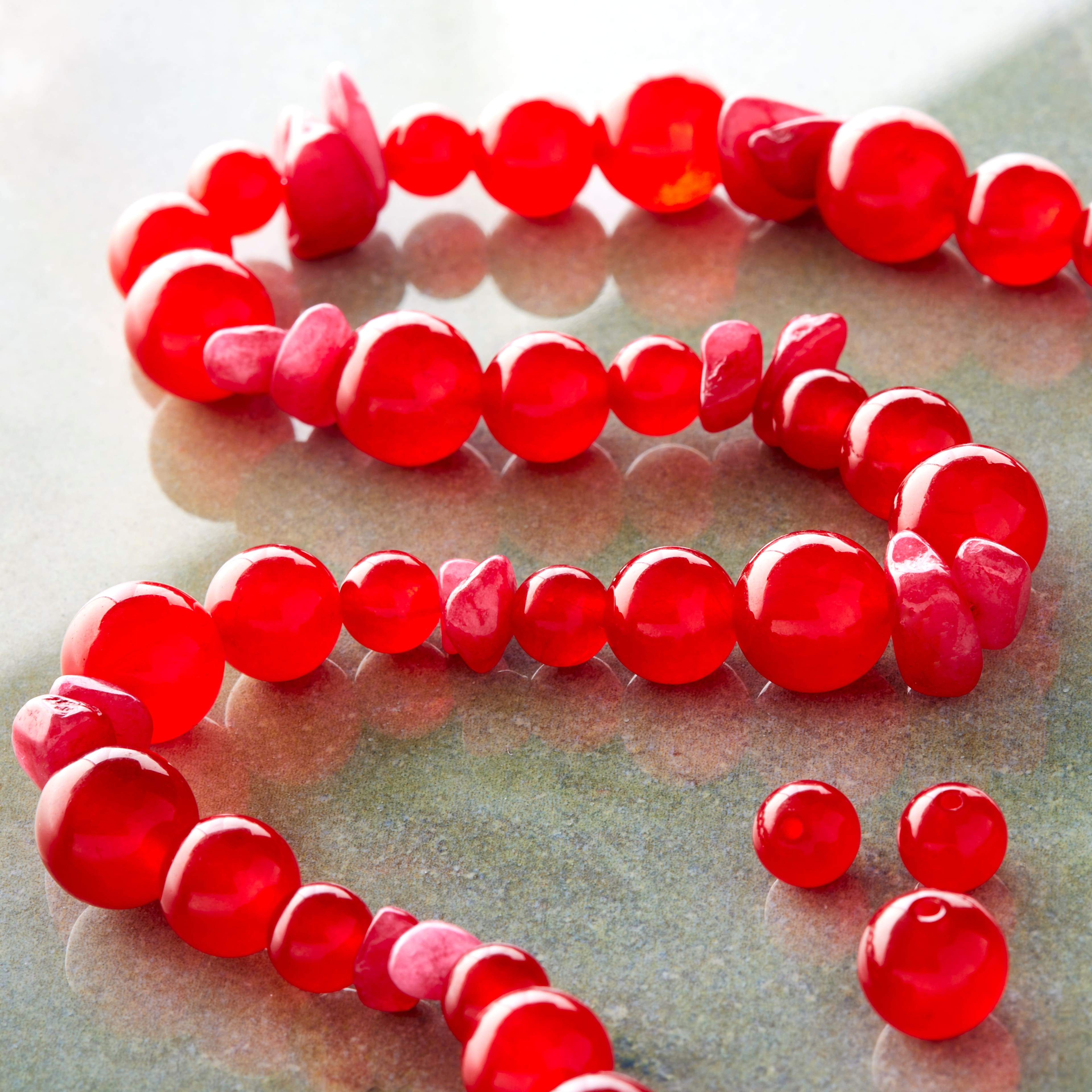 Buy in Bulk - 6 Pack: Red Quartzite Beads Value Pack by Bead Landing ...