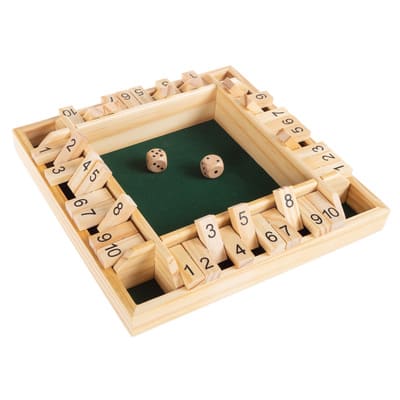 Toy Time 4-Player Wooden Shut the Box Game Set | Michaels