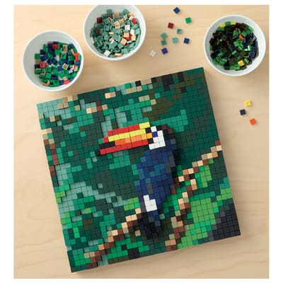 10" x 10" Toucan Pixelated Brick Art Kit by Make Market® | Michaels