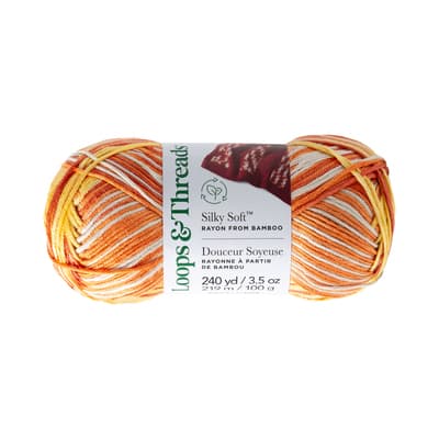 Silky Soft™ Multi Yarn by Loops & Threads® | Michaels