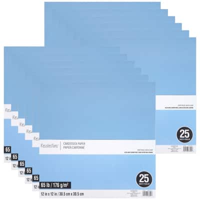 Buy in Bulk - 12 Packs: 25 ct. (300 total) 12" x 12" Cardstock Paper by ...