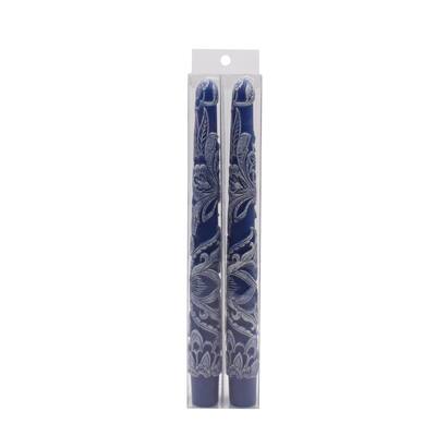 10" Floral Embossed Taper Candles, 2ct. by Ashland® | Michaels