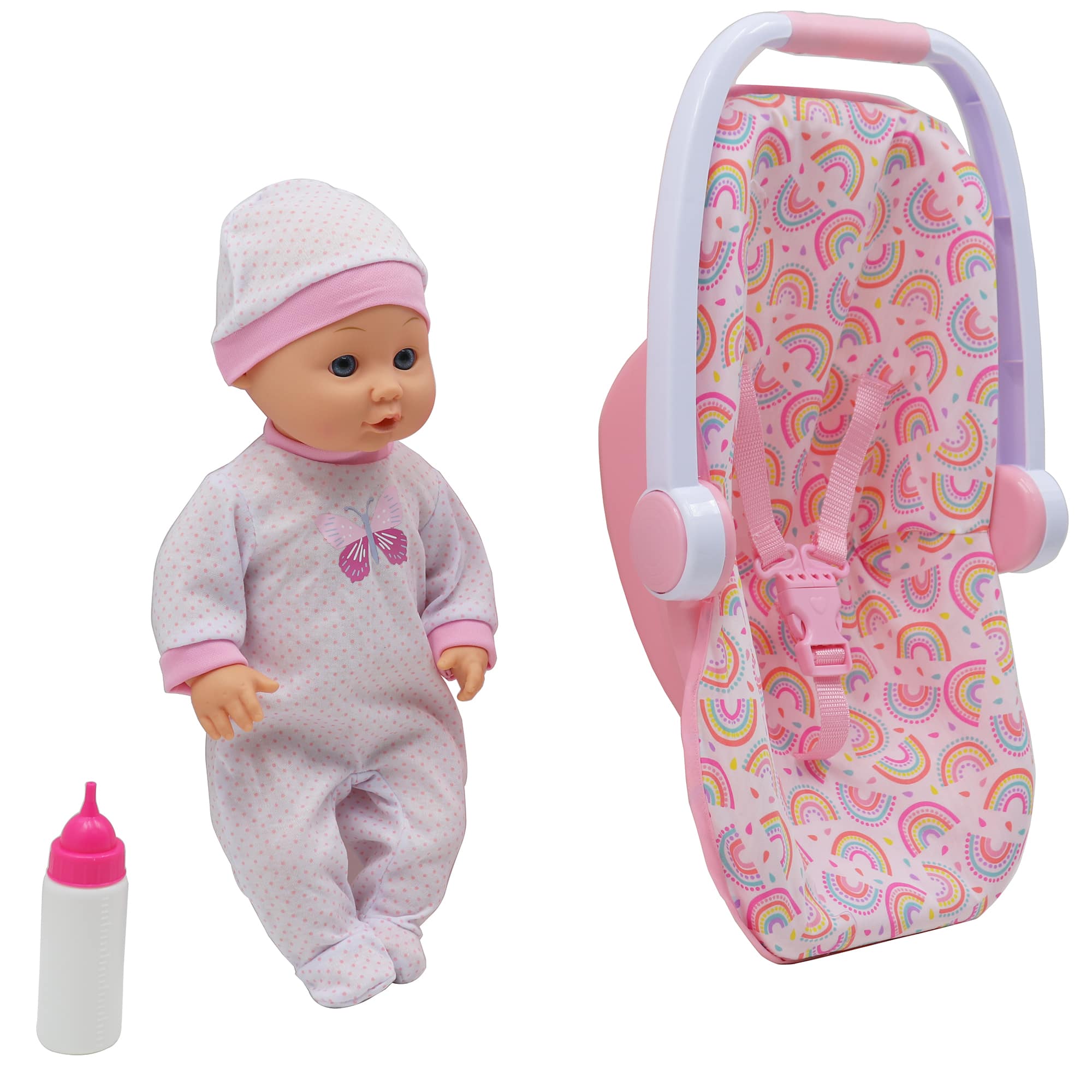Dream Collection 16" Baby Doll with Toy Carrier | Michaels