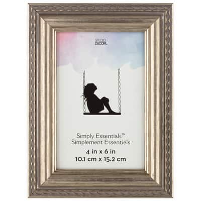 Buy in Bulk - 12 Pack: Silver Scallop Edge 4" x 6" Frame, Simply ...