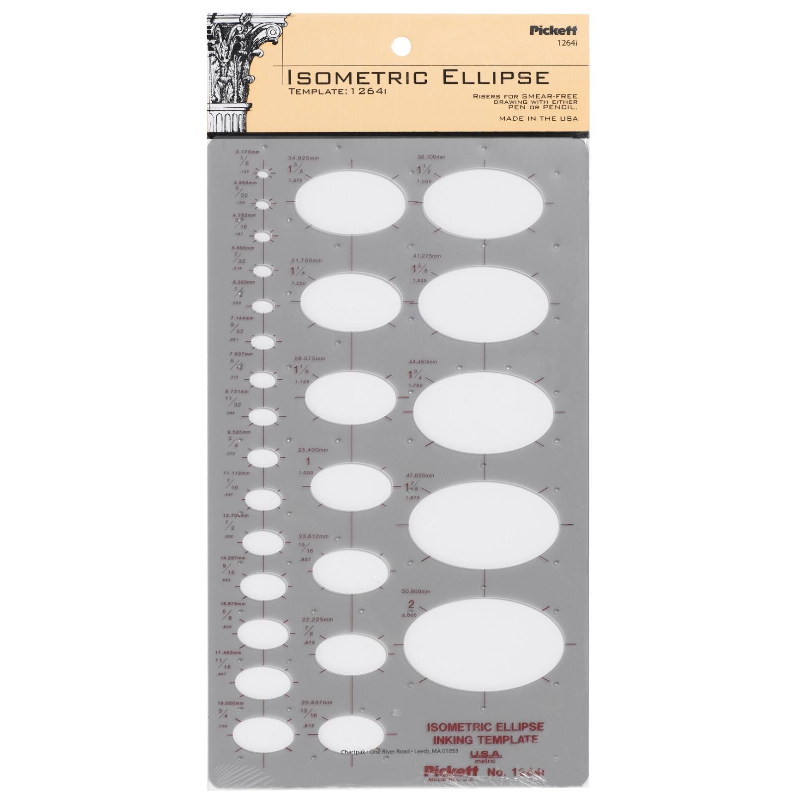 Pickett Isometric Ellipse Inking Template | Michaels