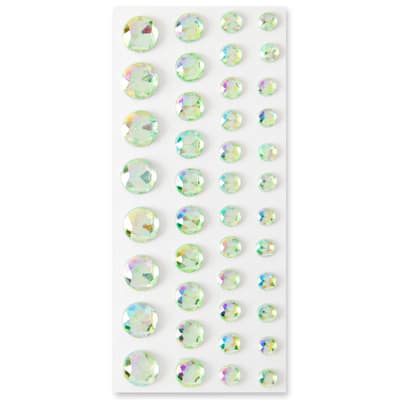Adhesive Backed Iridescent Rhinestones by Recollections™ | Michaels