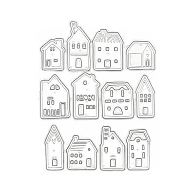 Houses Cutting Die Set by Recollections™ | Michaels