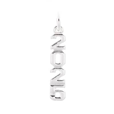 Silver Plated Year Charm by Bead Landing™ | Michaels