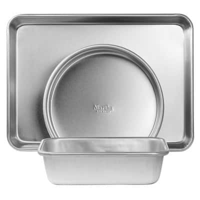 Martha Stewart 3 Piece Aluminum Assorted Bakeware Set | Michaels