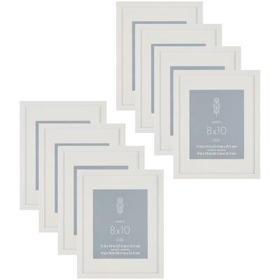Buy in Bulk - 8 Pack: White 8" x 10" Frame with Mat, Aspect by Studio ...