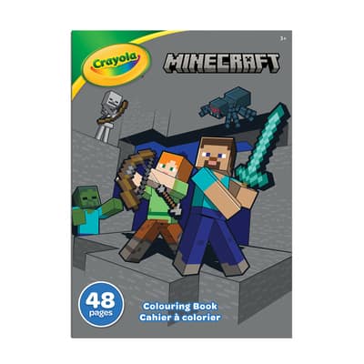Crayola® Minecraft Colouring Book | Michaels