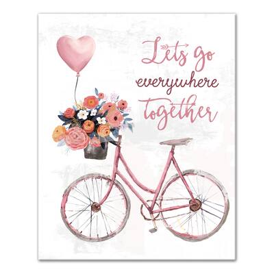 Let's Go Everywhere Together Canvas Wall Art | Michaels