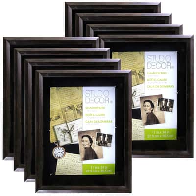 Buy in Bulk - 8 Pack: Bronze 11" x 14" Shadow Box by Studio Décor ...