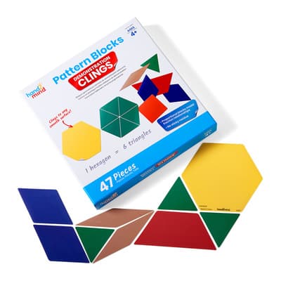 Hand2mind® Pattern Blocks Demonstration Clings | Michaels