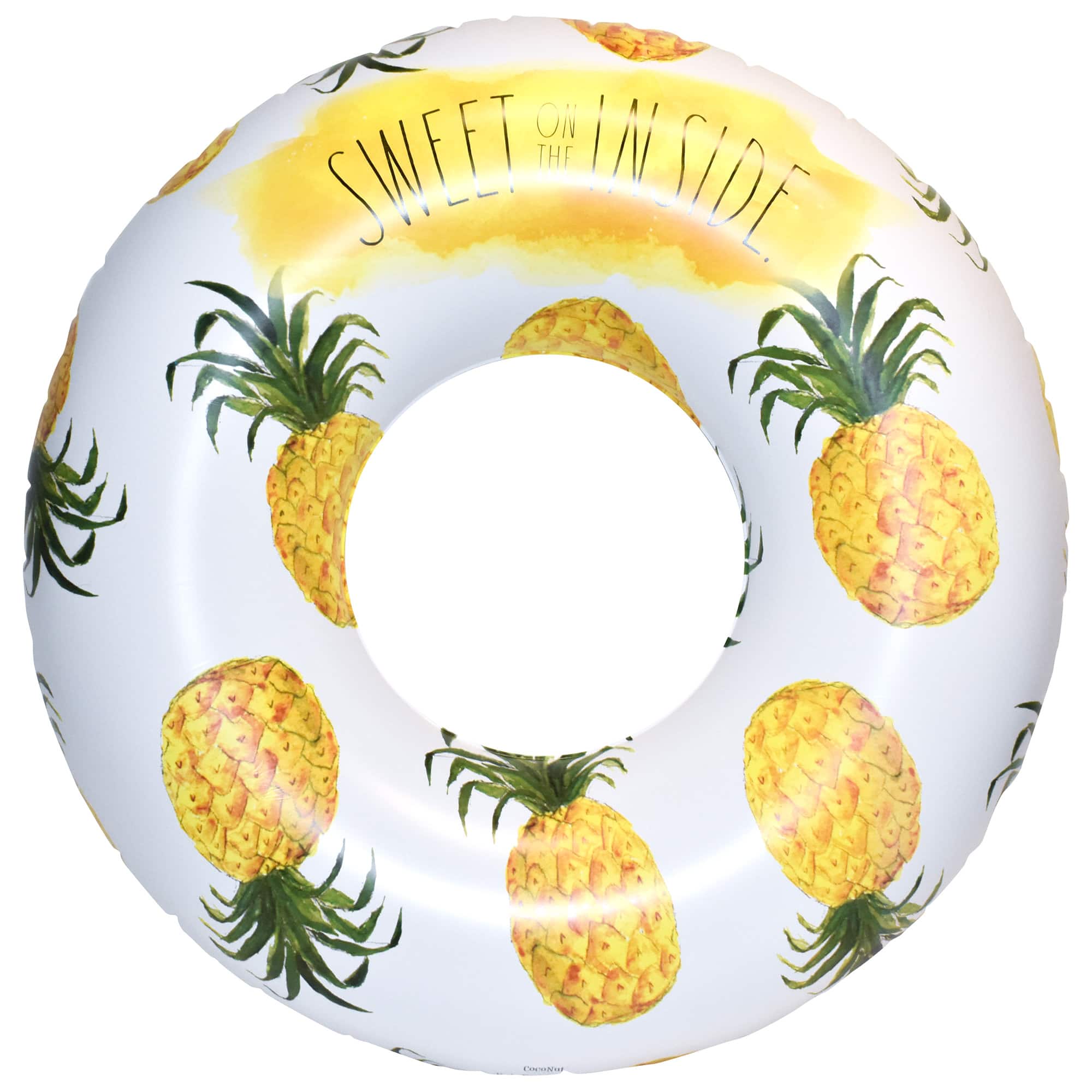 Rae Dunn 4ft. Sweet On The Inside Pineapple Pattern Ring Float | Michaels