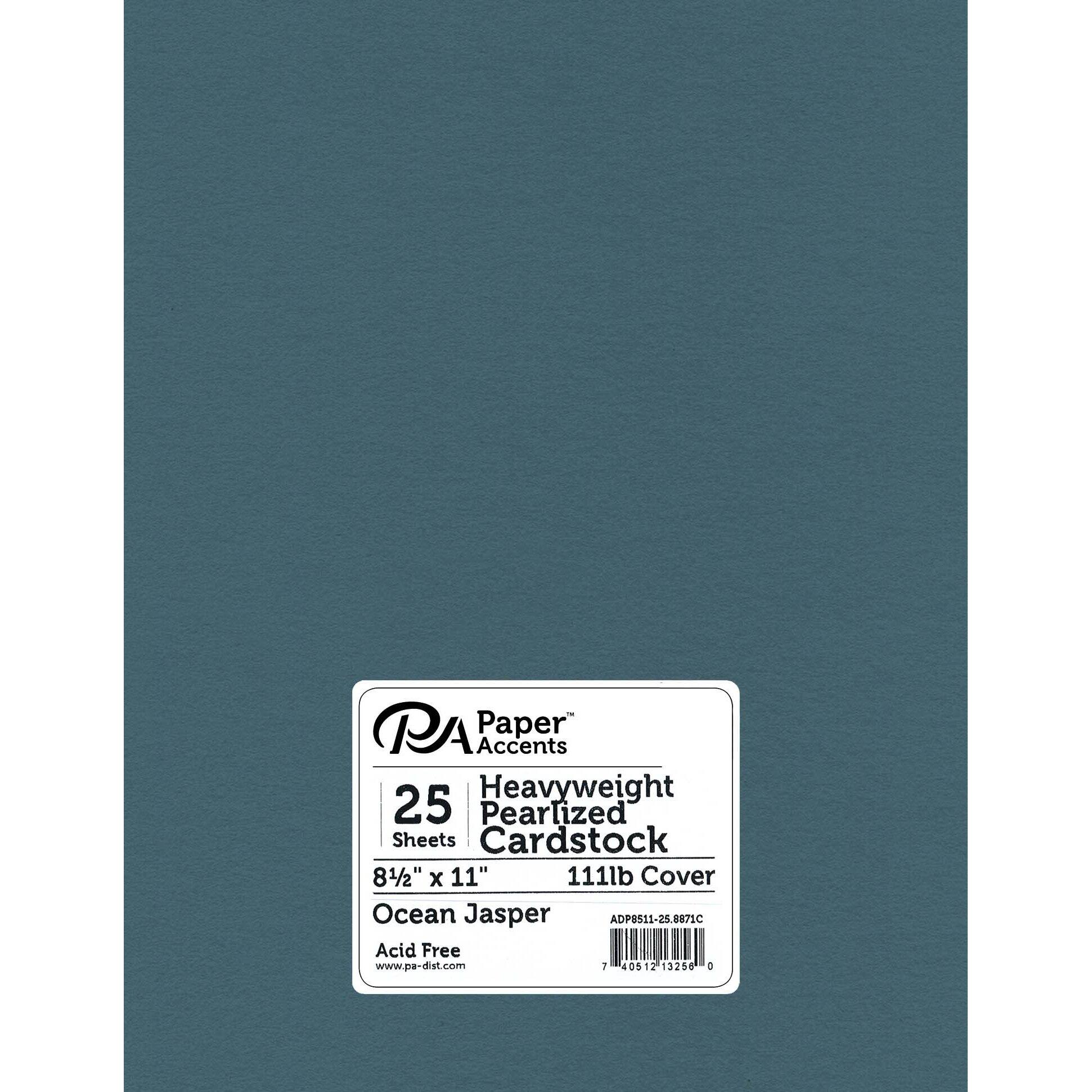PA Paper™ Accents 8.5" x 11" Pearlized 111lb. Cardstock, 25 Sheets ...