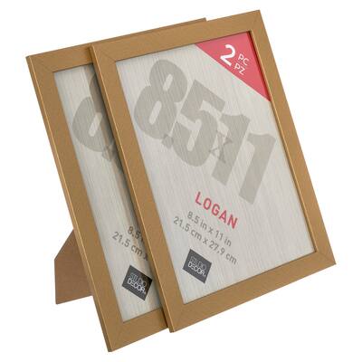 2 Pack Logan Tabletop Frames by Studio Décor®, Size: 8.5" x 11", Color ...