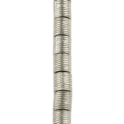 Metal Tube Beads, 6mm by Bead Landing™, Color: Rhodium | Michaels