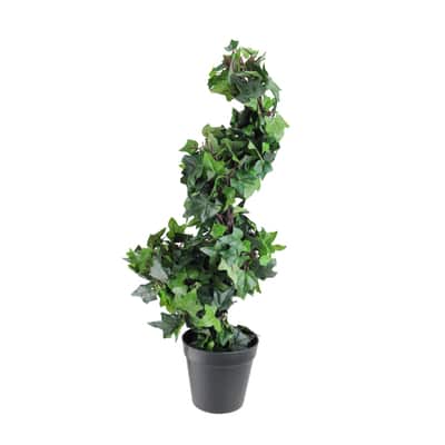 22.5" Artificial Winding English Ivy Spiral Shaped Shrub | Michaels