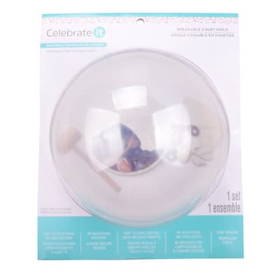 Large Sphere Breakable 3-Part Mold by Celebrate It™ | Michaels