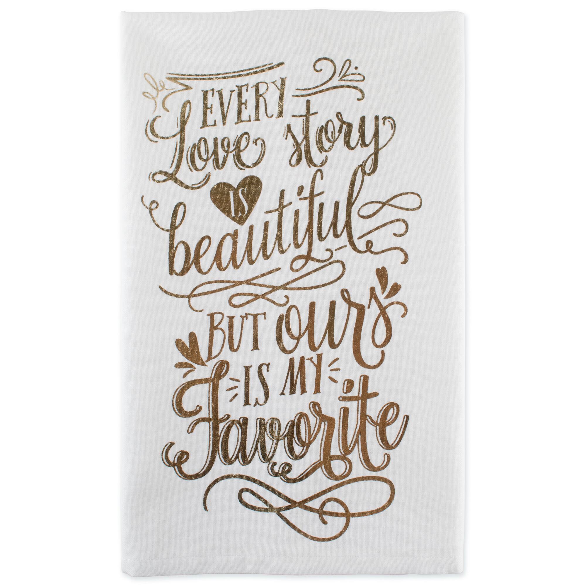 DII® Love Story Printed Dishtowels, 2ct. | Michaels