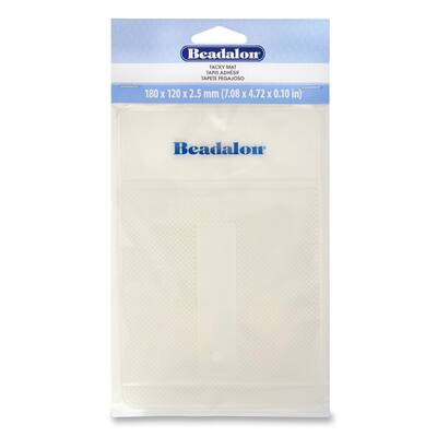 Beadalon® Clear Tacky Bead Mat, 7.08" x 4.72" x 0.1" | Michaels