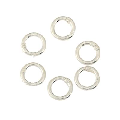 20mm Metal Round Hinged Closures, 6ct. by Bead Landing™ | Michaels