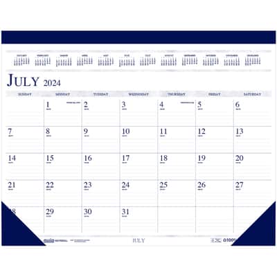 14 Month Academic Calendar Classic Desk Pad | Michaels