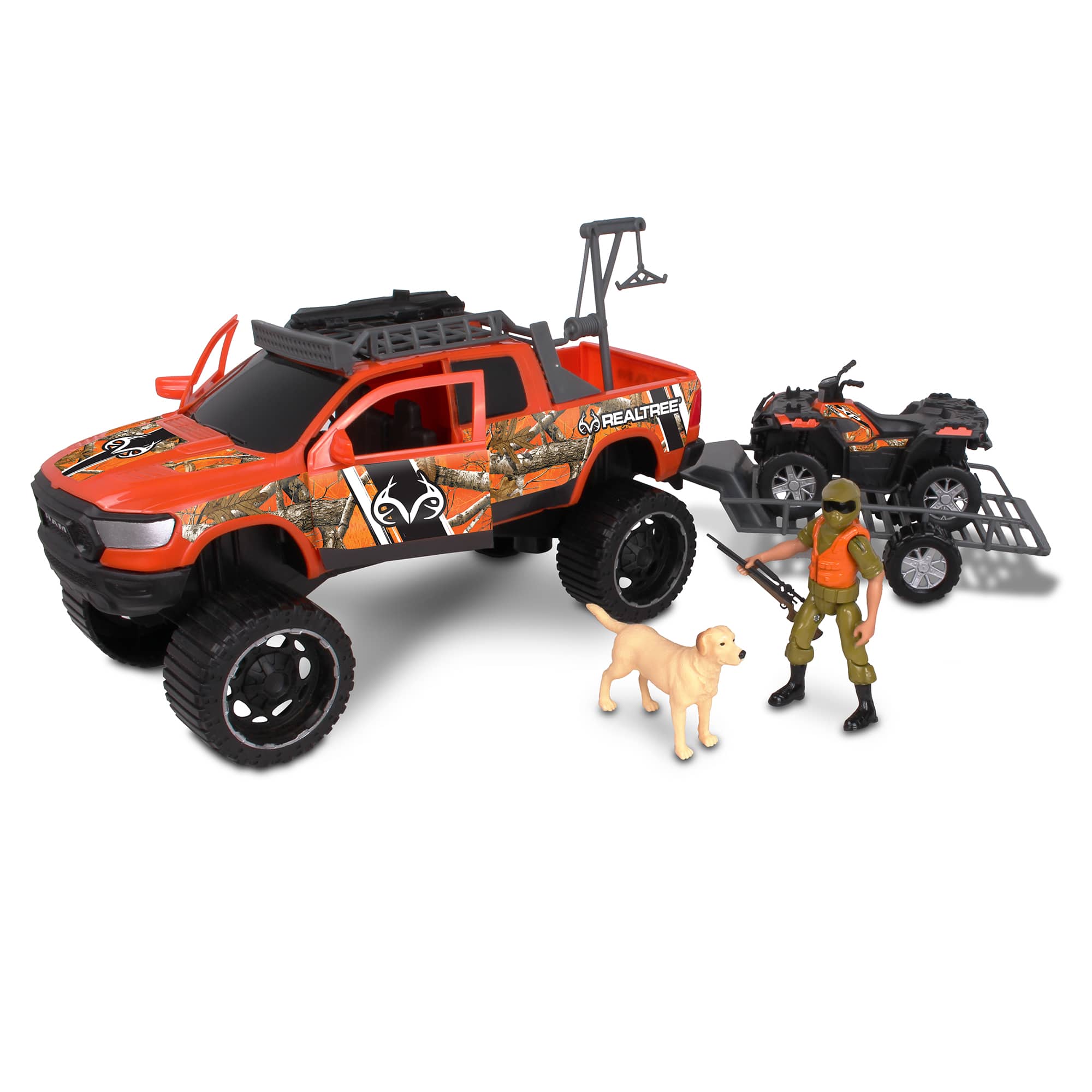 NKOK RealTree® Ram 1500 Rebel® 1:18 Scale 10 Piece Hunting Playset ...