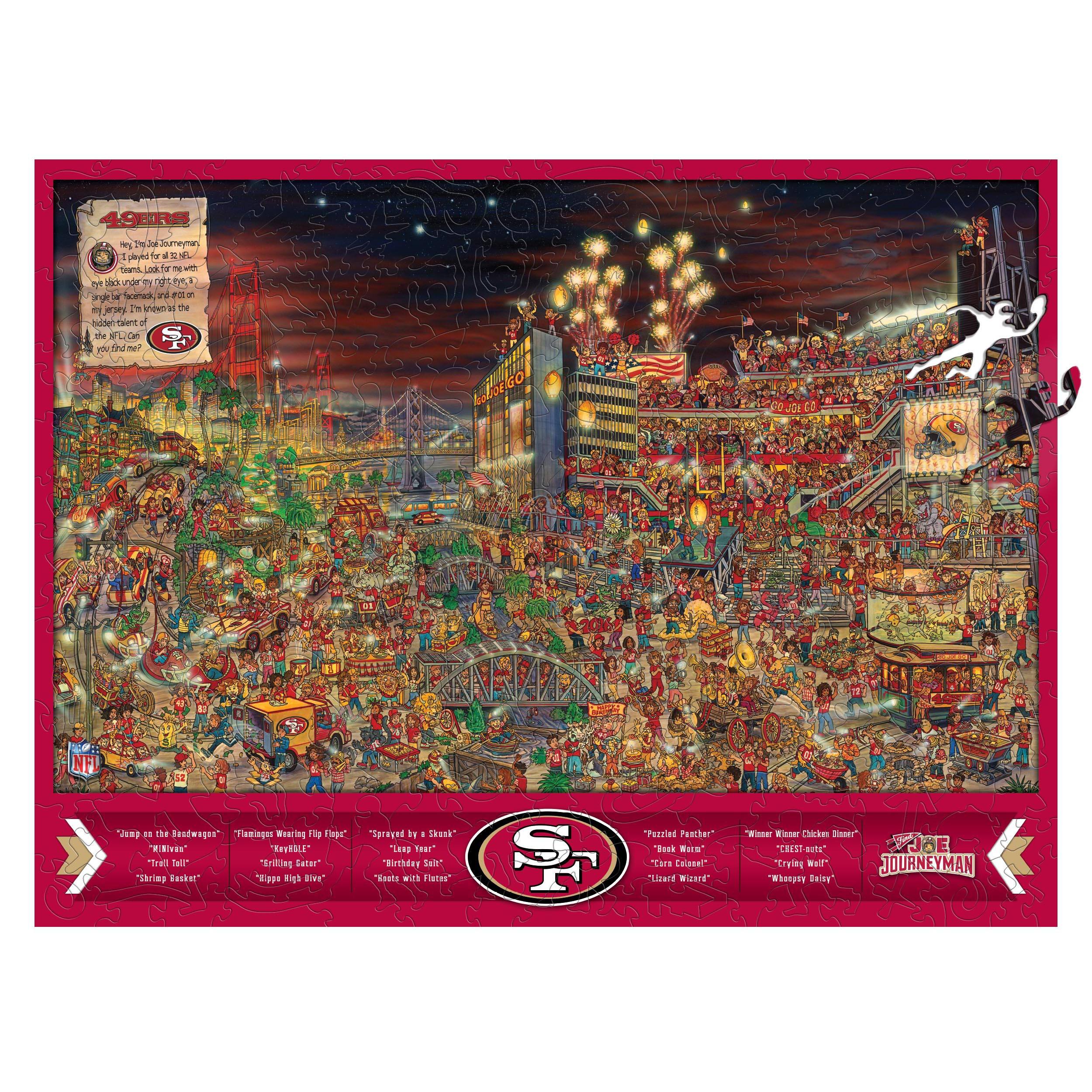Joe Journeyman NFL Wooden Puzzle | Michaels