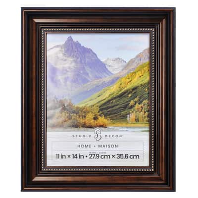 Home Bronze Wide Wall Frame by Studio Décor®, Size: 11" x 14" | Michaels