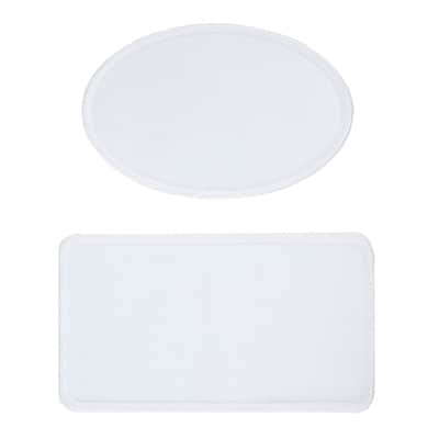 Rectangle & Oval Sublimation Patches, 8ct. by Make Market® | Michaels