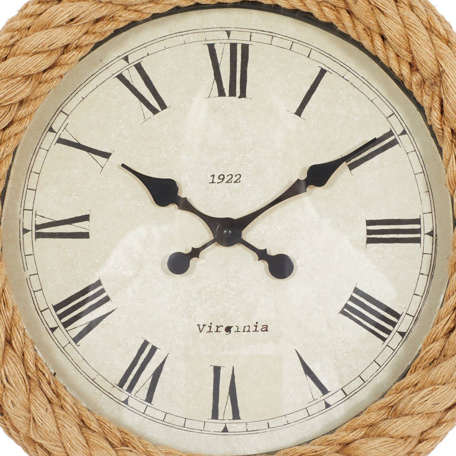 Beige Coastal Wood Wall Clock | Clocks | Michaels