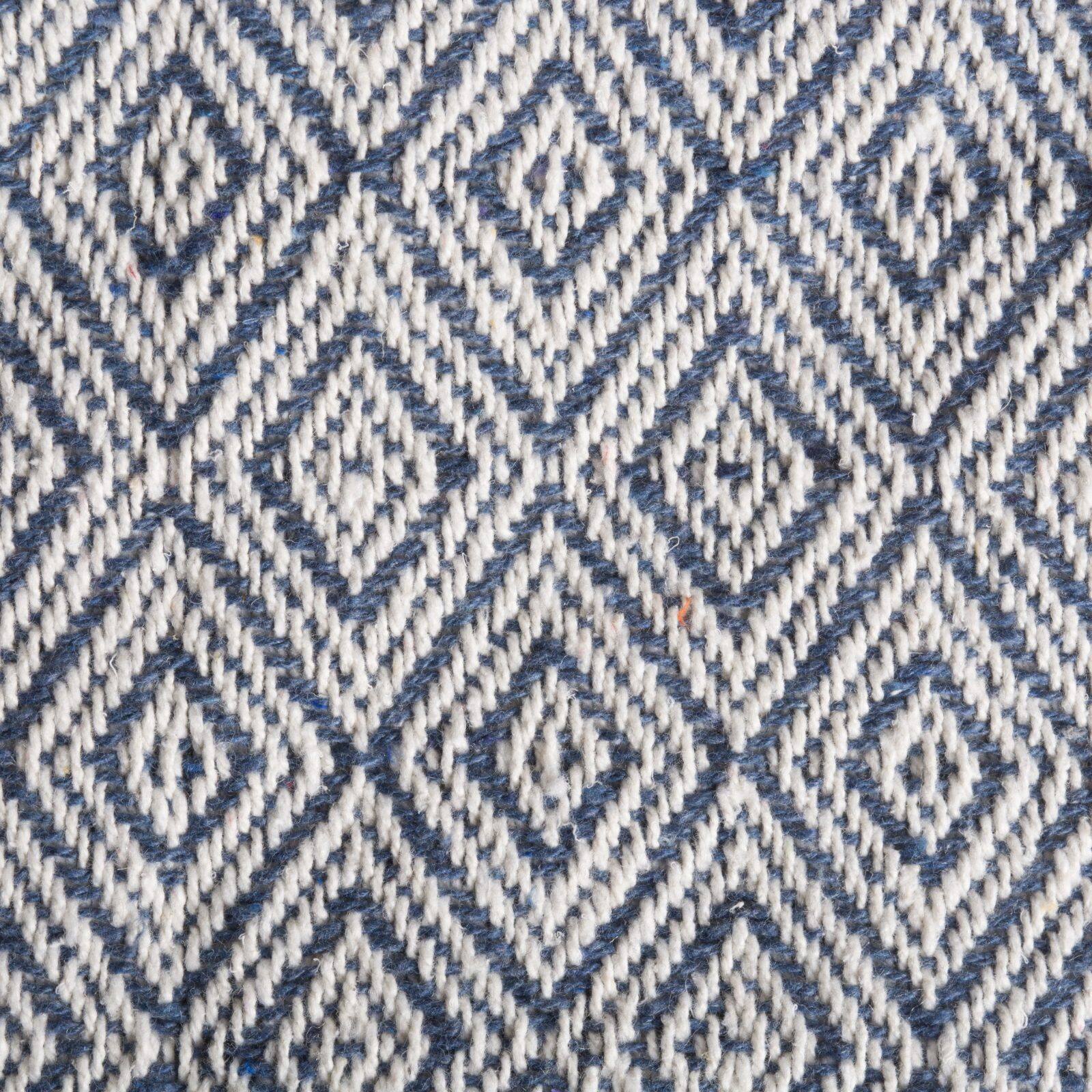 DII® French Blue Fields Of Diamond Throw | Michaels