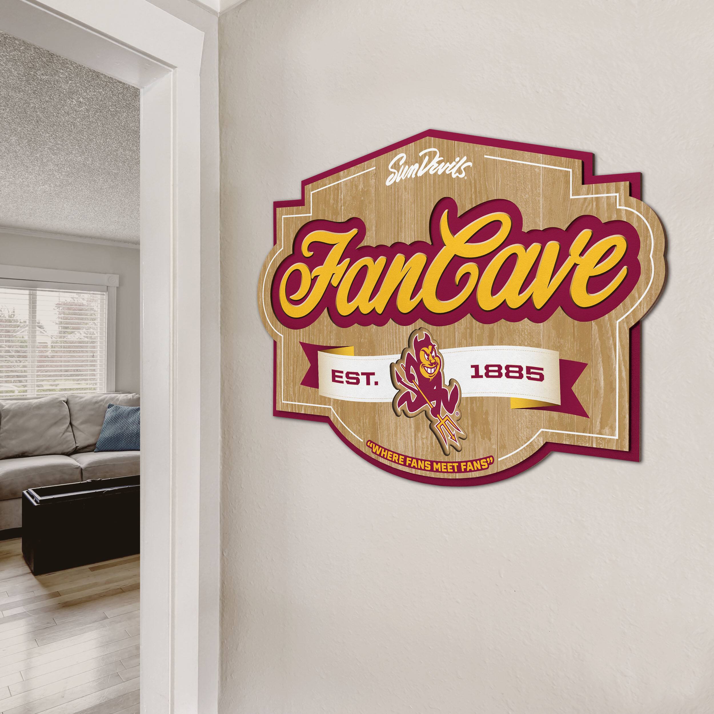 NCAA Fan Cave Sign | Michaels