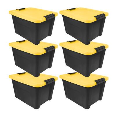 Iris® 20 Qt. Yellow, Plastic Storage Bins, 6 Ct | Michaels