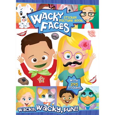 Wacky Faces Sticker Picture Book | Michaels