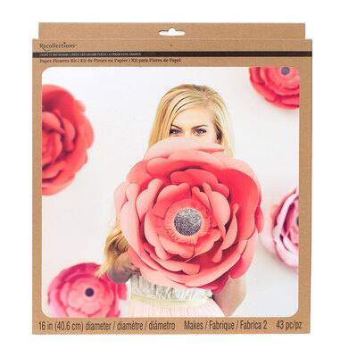 Recollections™ Craft It™ Big Bloom 16" Paper Flowers | Michaels