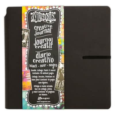Dylusions Square Creative Journal, Black | Michaels