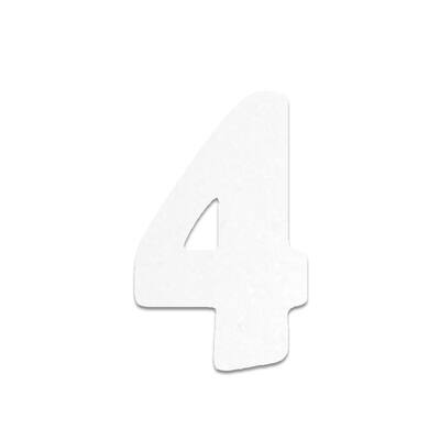 12 Pack: 6" White Wood Number by Make Market® | Letters & Numbers ...