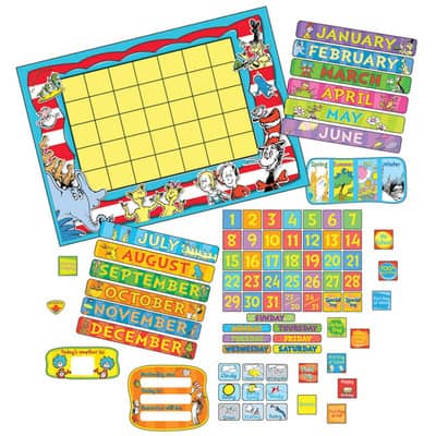 Dr. Seuss™ Calendar Bulletin Board Set | Michaels