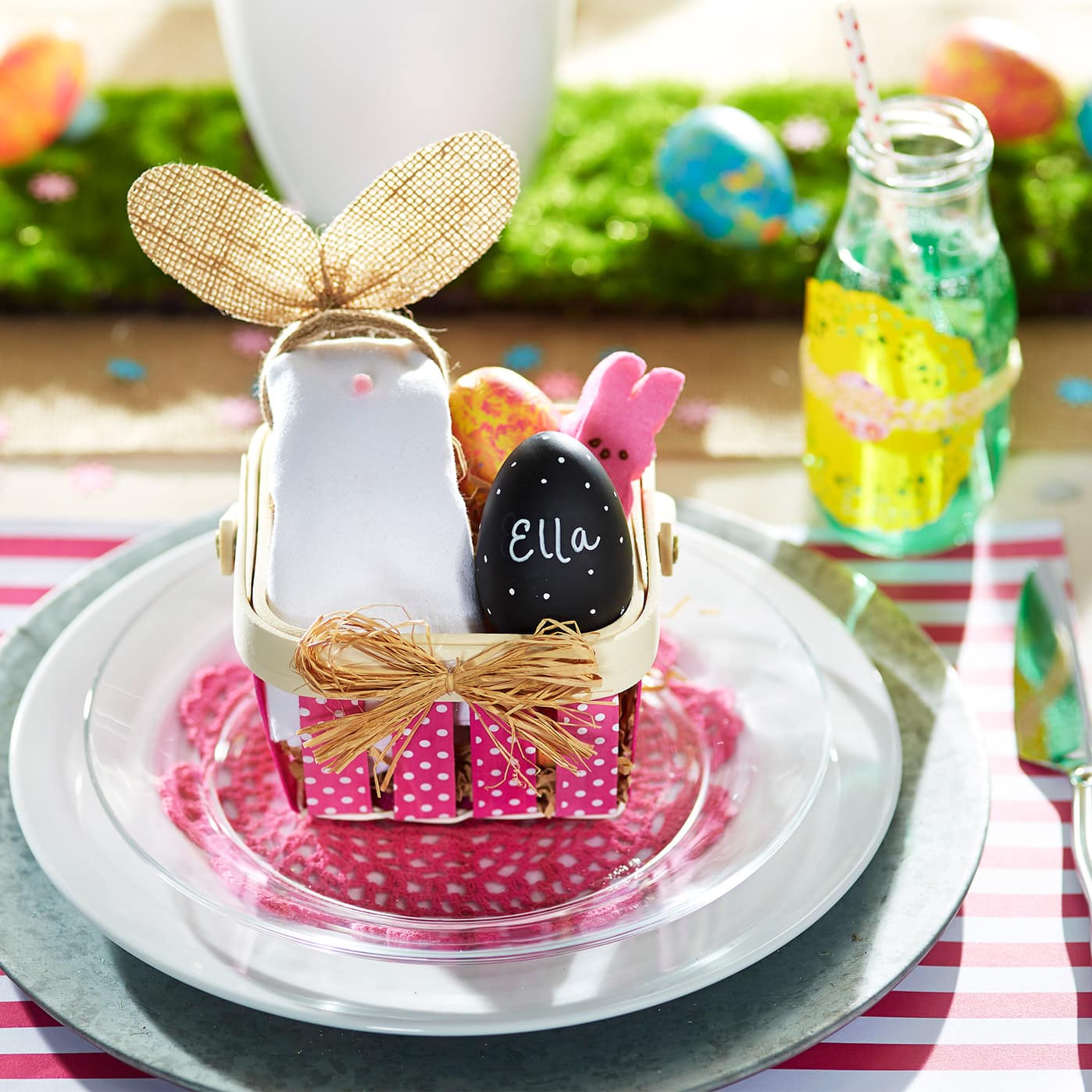 Doily-Wrapped Milk Bottles | Projects | Michaels