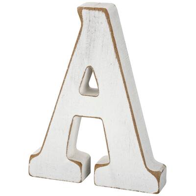 Small Whitewash Letter by ArtMinds™ | Michaels