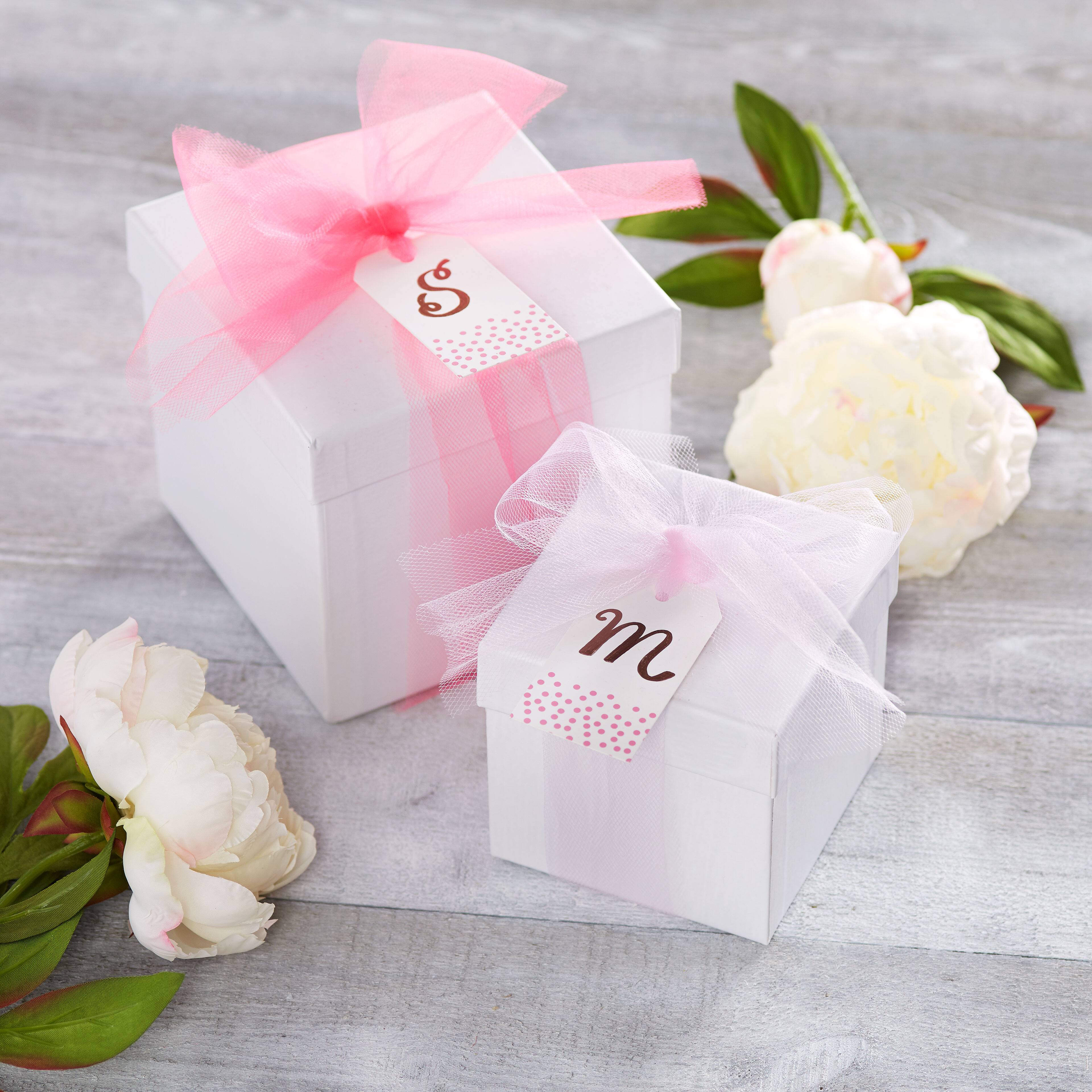 Tulle-Wrapped Gift Boxes | Projects | Michaels