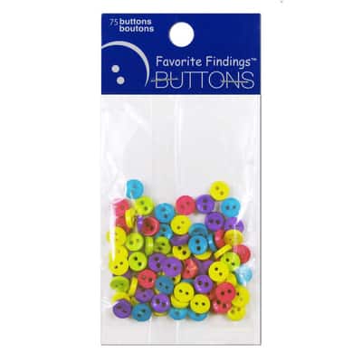 Favorite Findings™ Mini Buttons, Fun | Michaels